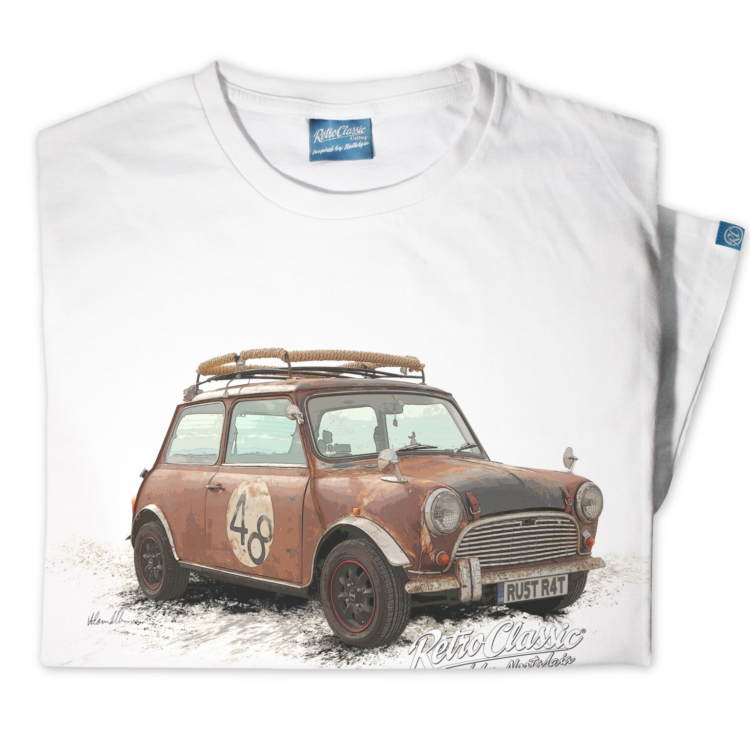 RetroClassic Boris the Rust Bucket’ Mini classic car T-Shirt