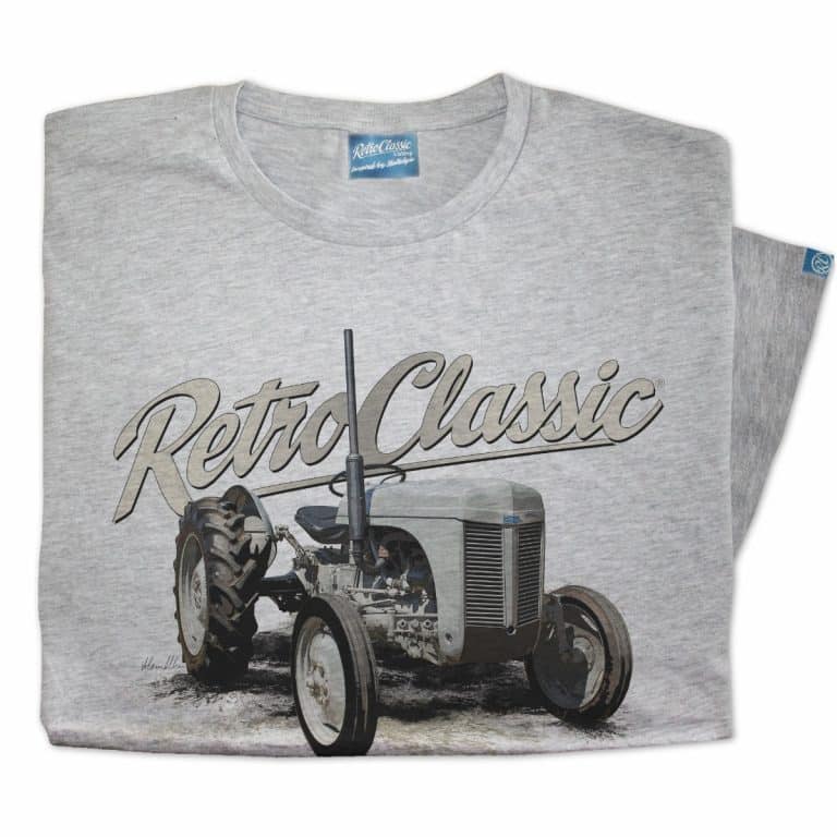 Grey Ferguson TE20 Tractor Mens T-Shirt - Retro Classic Clothing