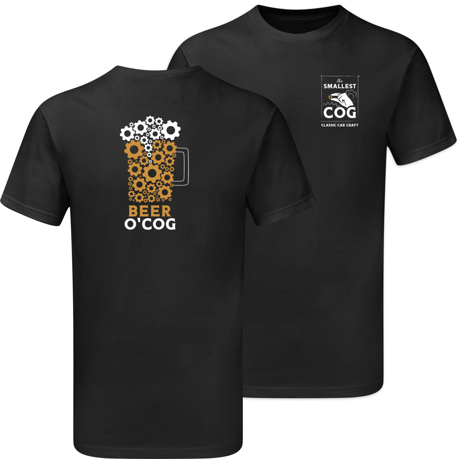 The Smallest Cog Authentic Beer O’Cog T-Shirt - Retro Classic Clothing