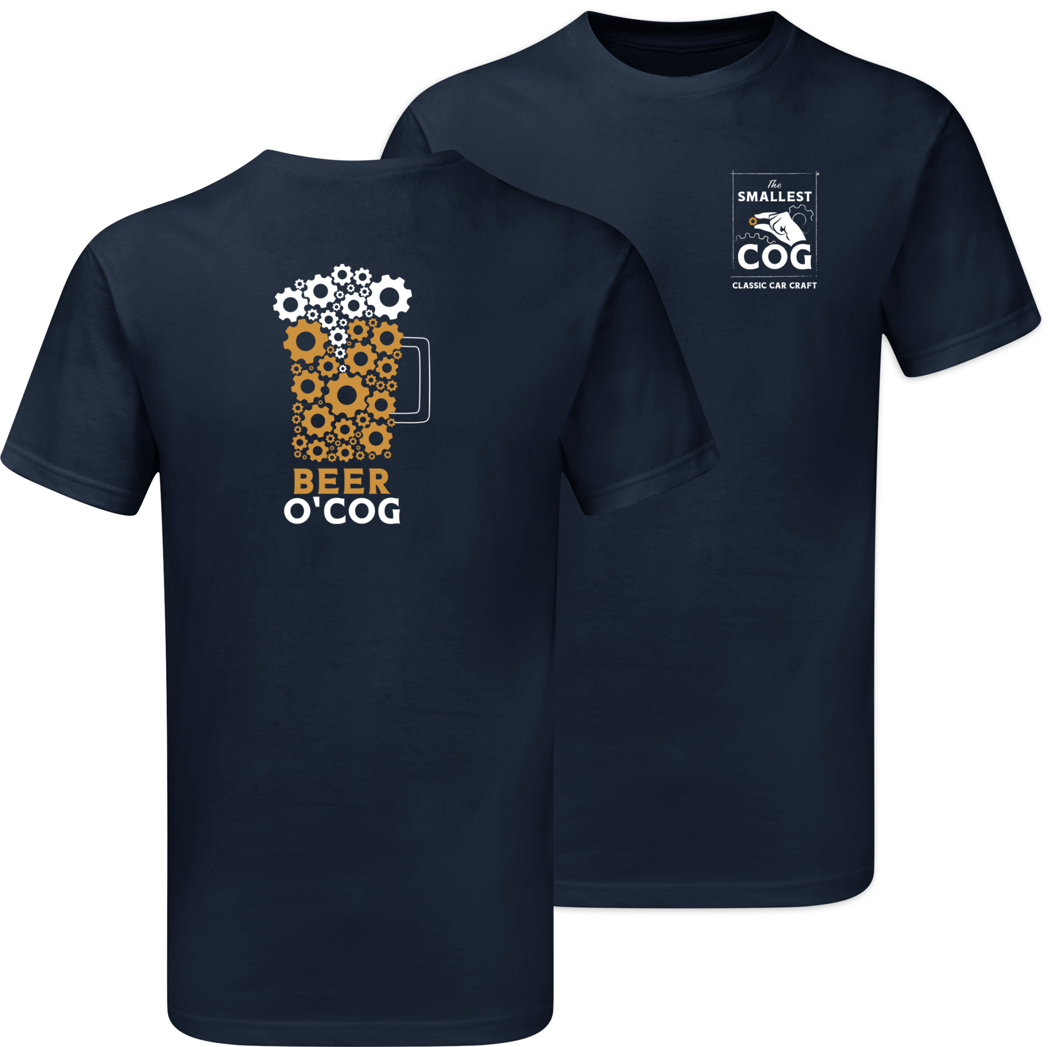 The Smallest Cog Authentic Beer O’Cog T-Shirt - Retro Classic Clothing