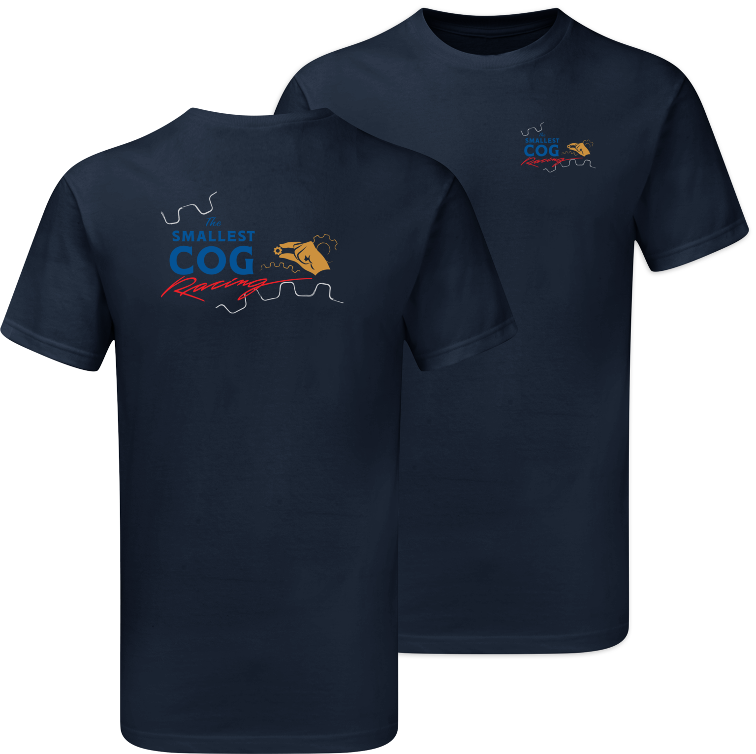 Smallest Cog T-shirts - Retro Classic Clothing