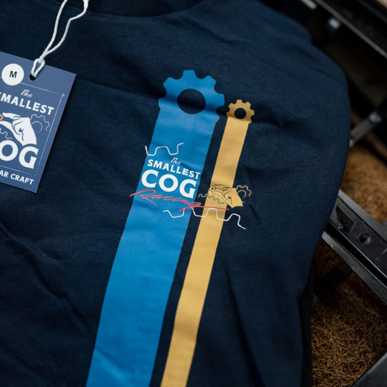 Richard Hammond's Smallest Cog Racing Cog Stripes T-shirt